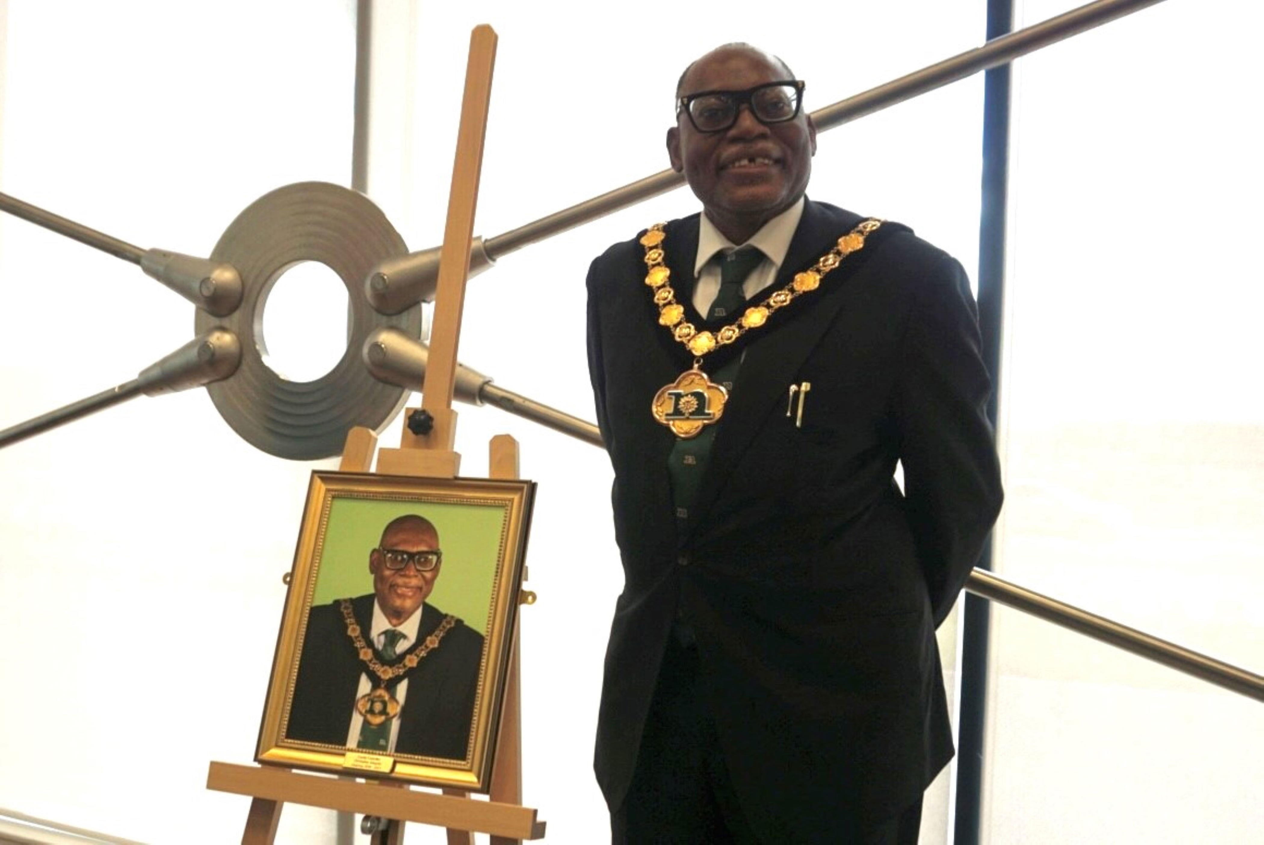 Hucknall councillor makes history as first black chairman of ...