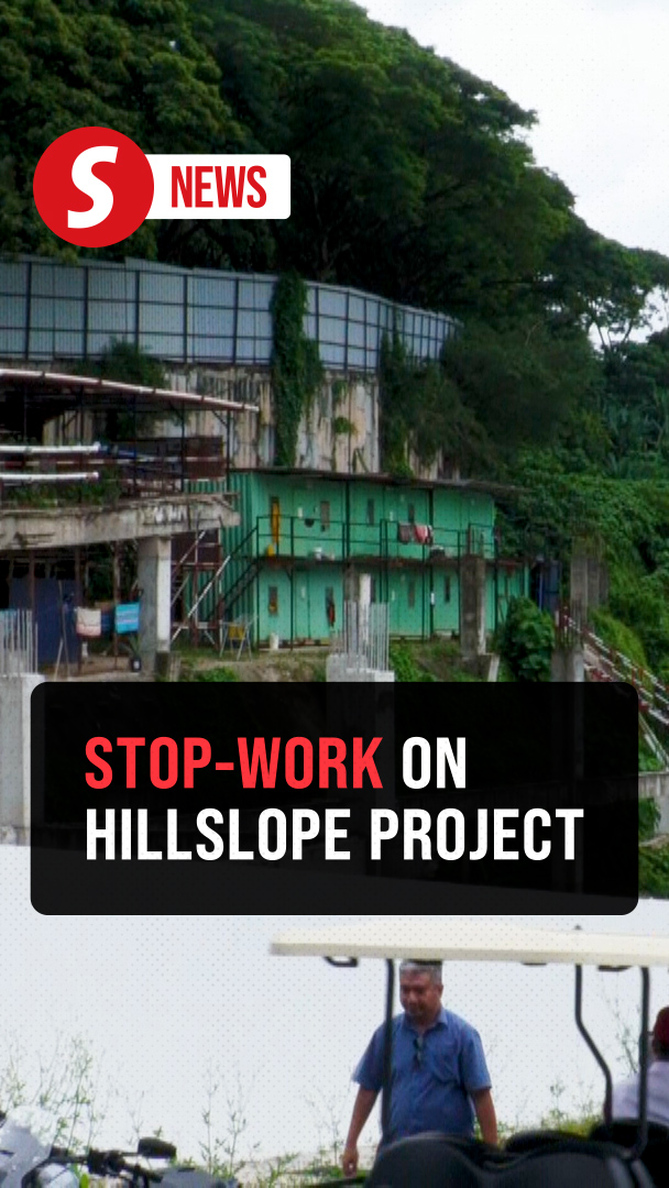 Hillslope project slapped with stop-work order