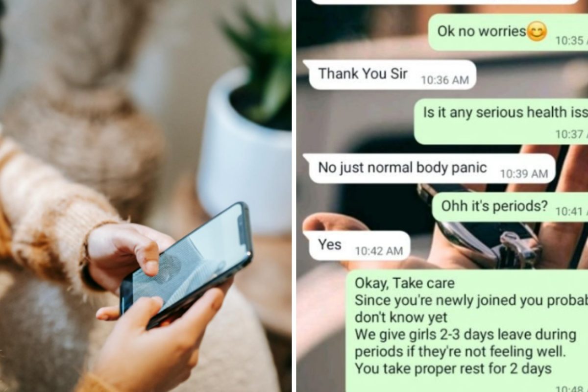 'Bindas aram karo': Manager offers period leave to new employee, sparks ...