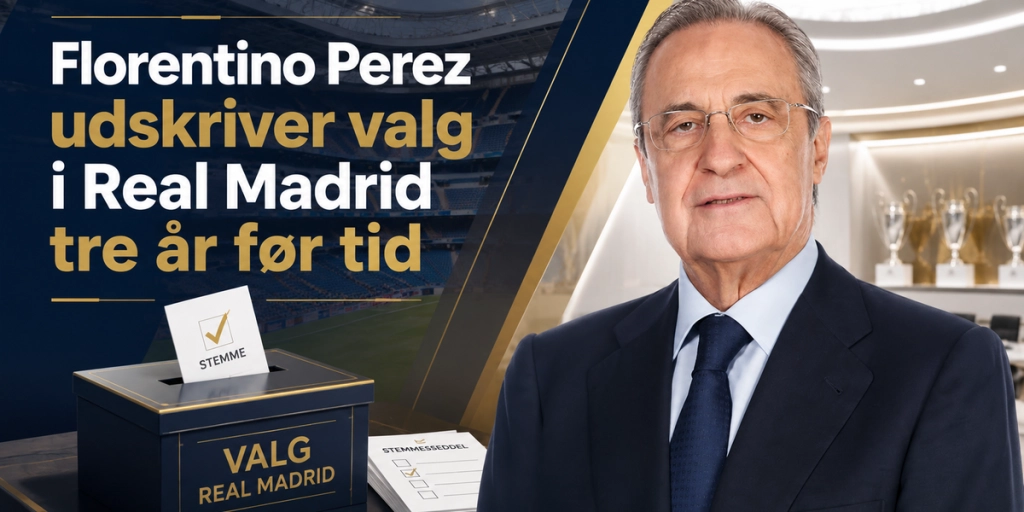 Florentino Perez udskriver valg i Real Madrid tre år før tid