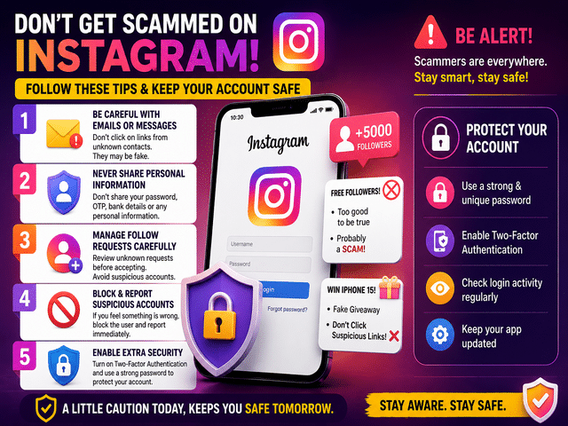 Instagram scam alert: Follow these simple safety tips to keep your account secure