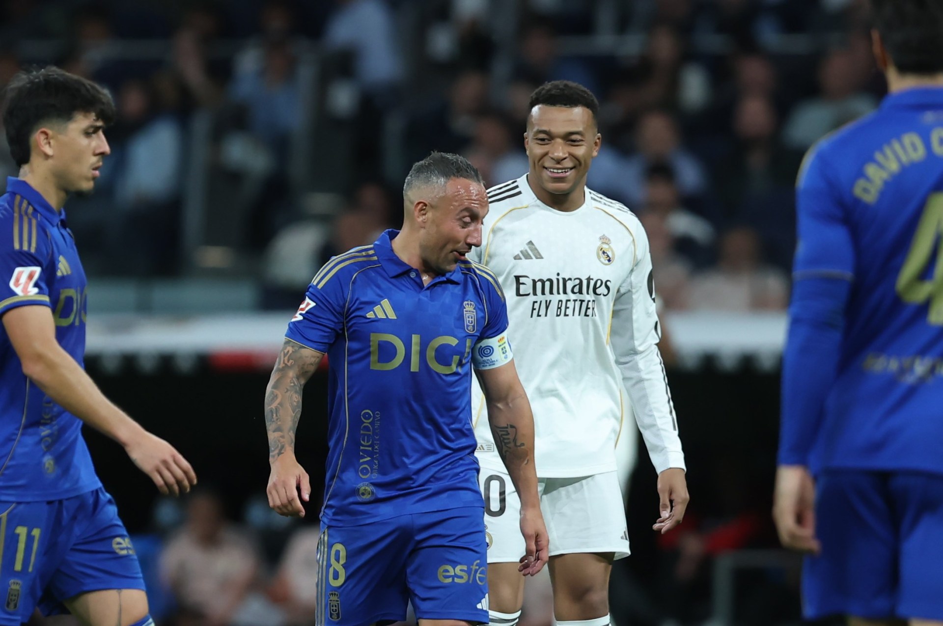 Arsenal hero Santi Cazorla receives standing ovation from Real Madrid fans