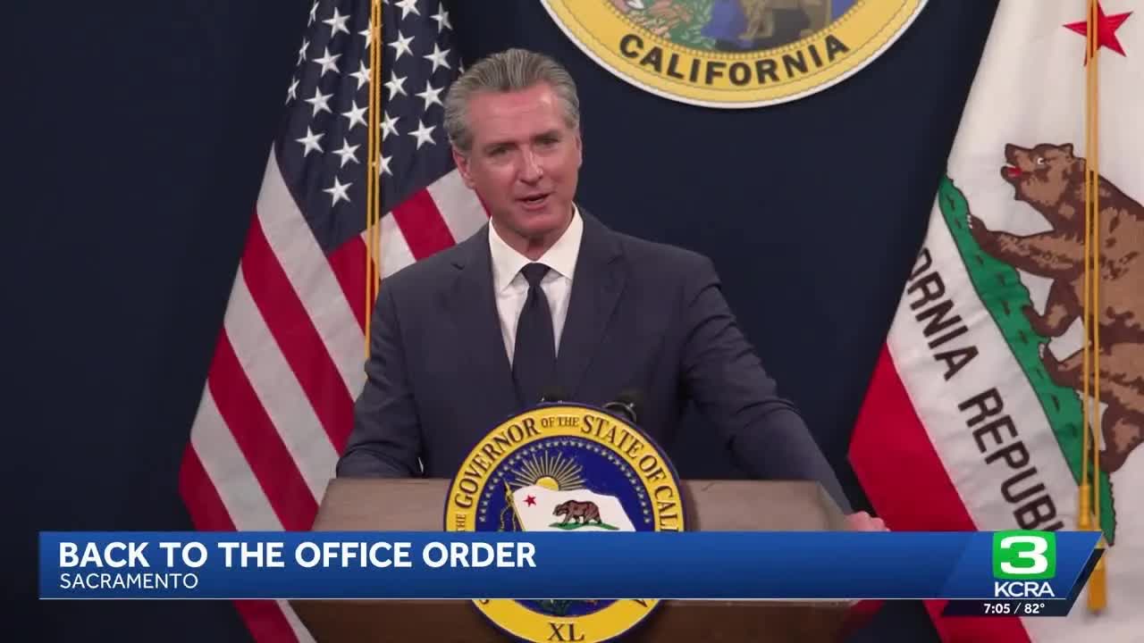 California state workers to return to office 4 days a week starting July 1