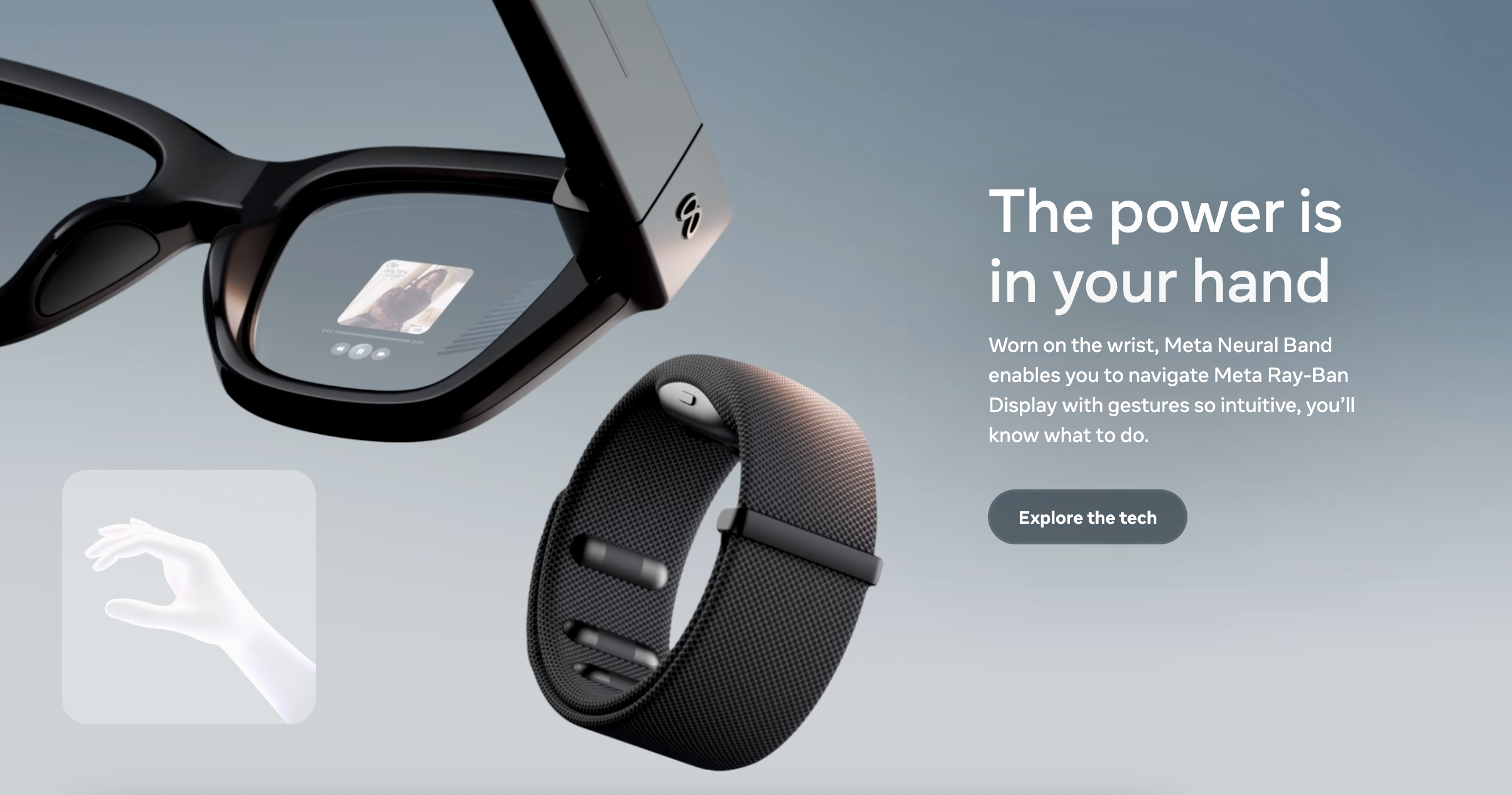 Meta Ray Ban Display: Η Meta ενσωματώνει πλήρως το neural wristband