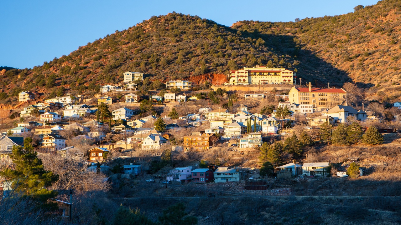 The town that literally slid downhill and came back as an art colony