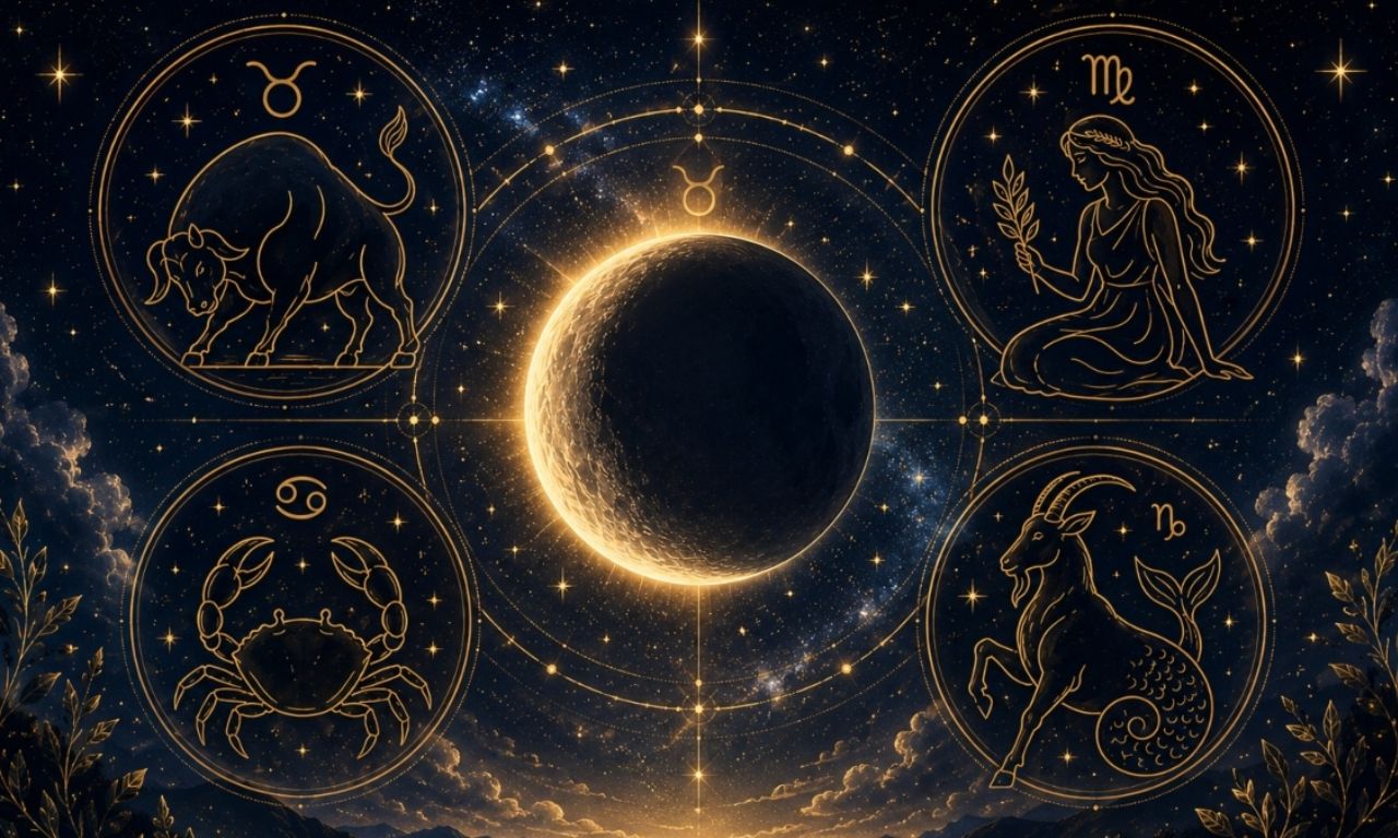 Los 4 signos del zodiaco que serán bendecidos con la luna nueva en ...