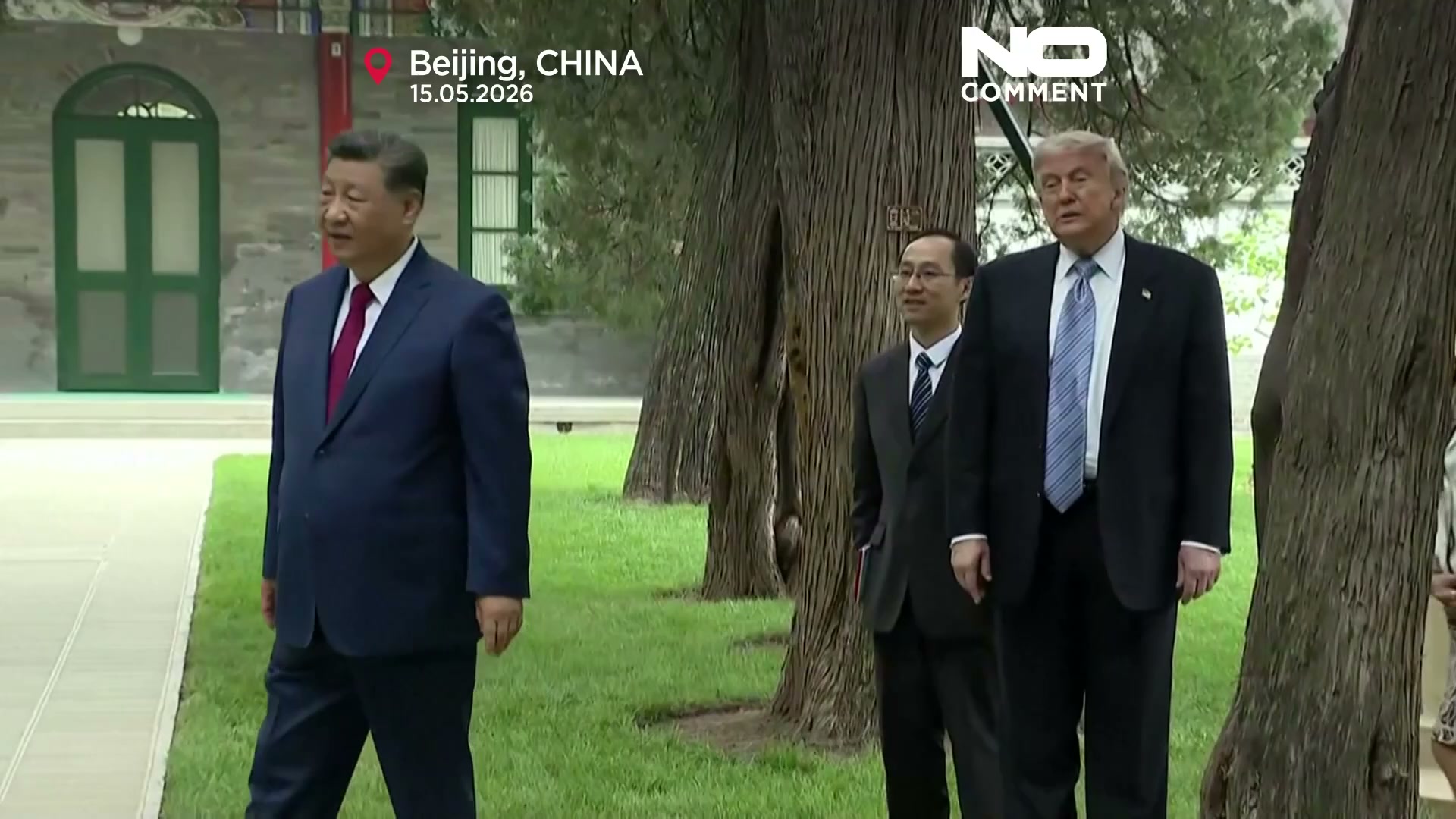 Xi gives Trump private tour of secret garden in Beijing