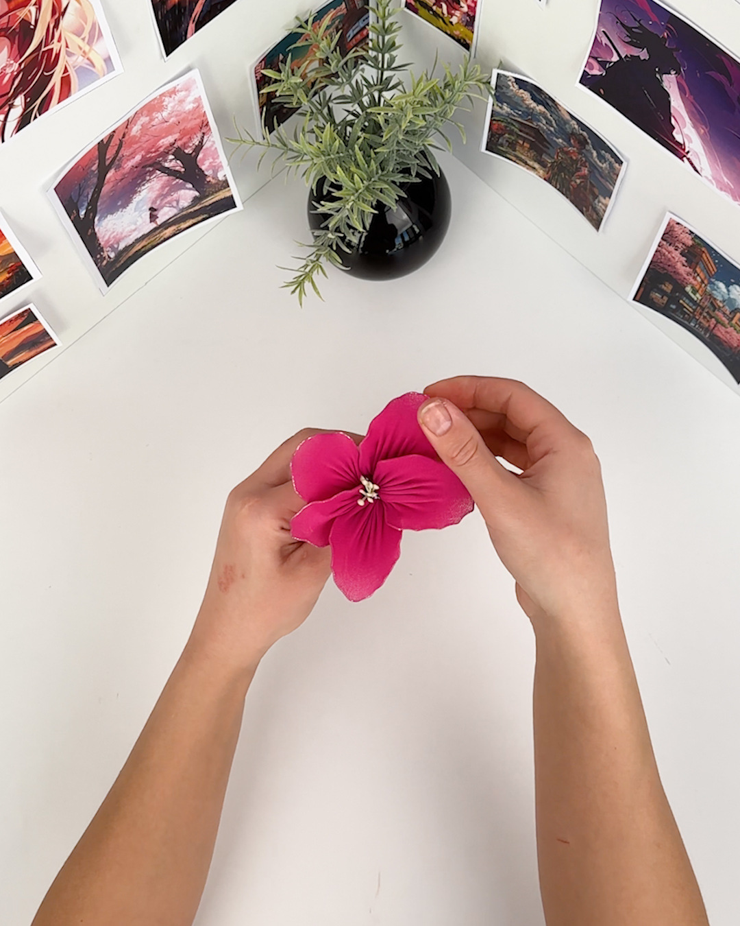 Crafting flowers with just wire and love 🧵🌸