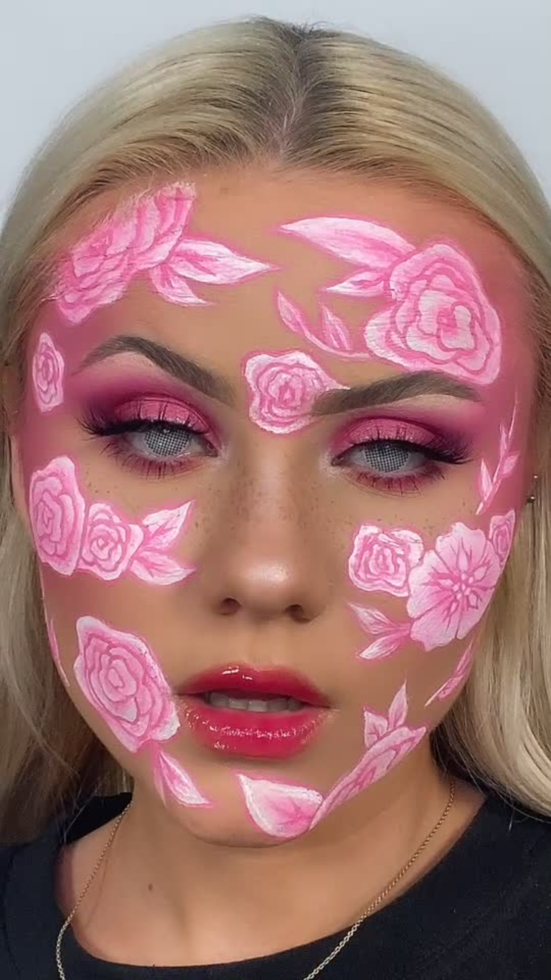 Discover how to transform your look with floral face art