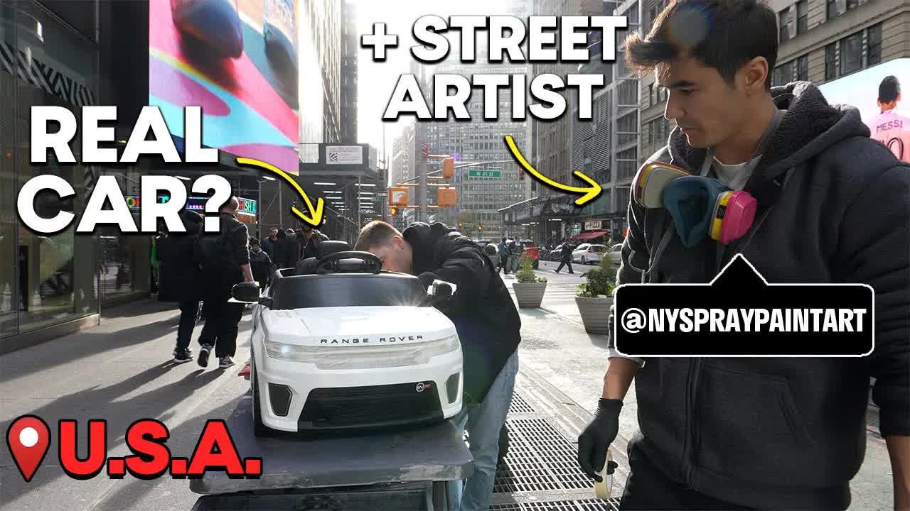 A random street artist just reinvented my Range Rover