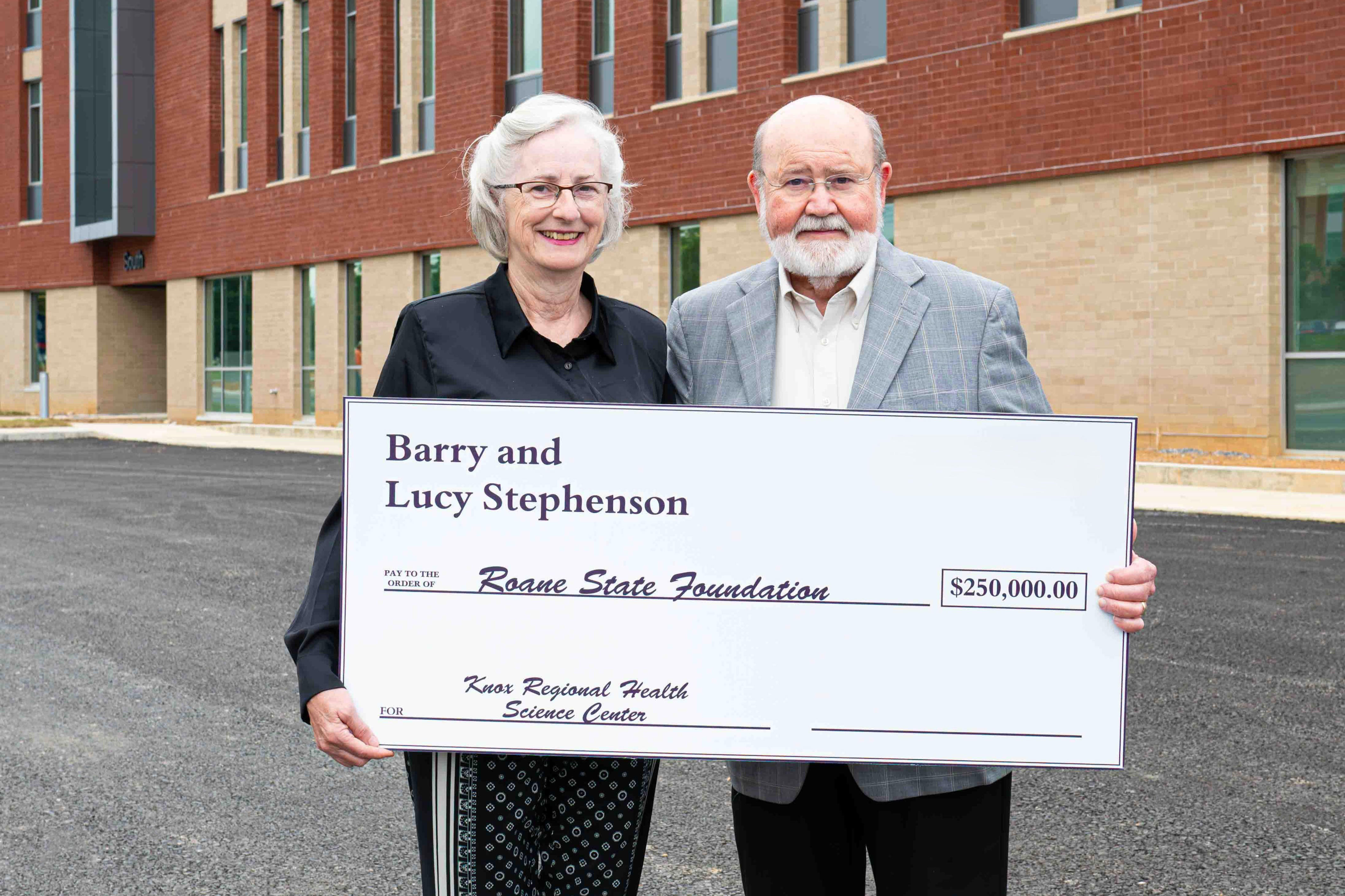 Kingston couple donates $250,000 to Roane State health center