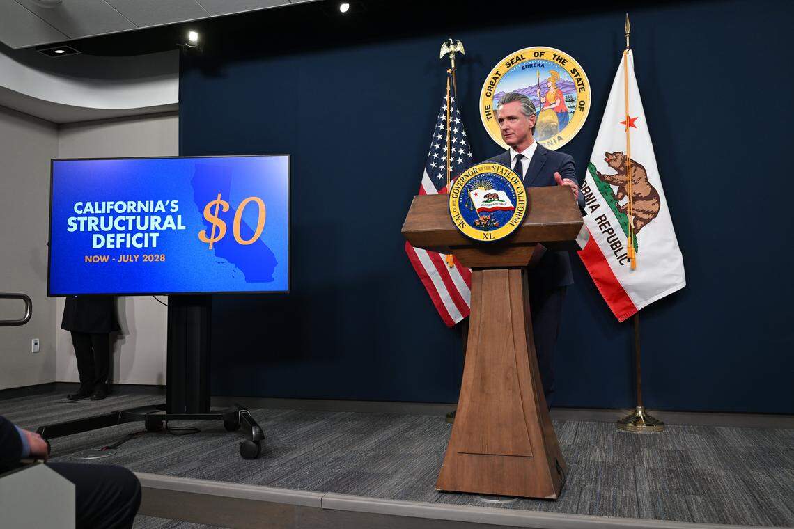 Gov. Gavin Newsom says his last budget is fiscally sound. Some see ...