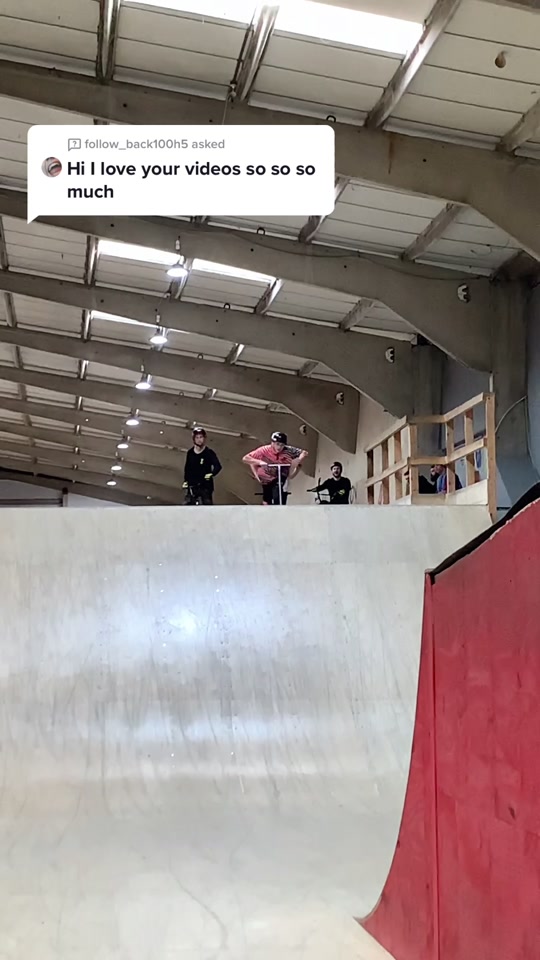 This skatepark scooter trick looks insane