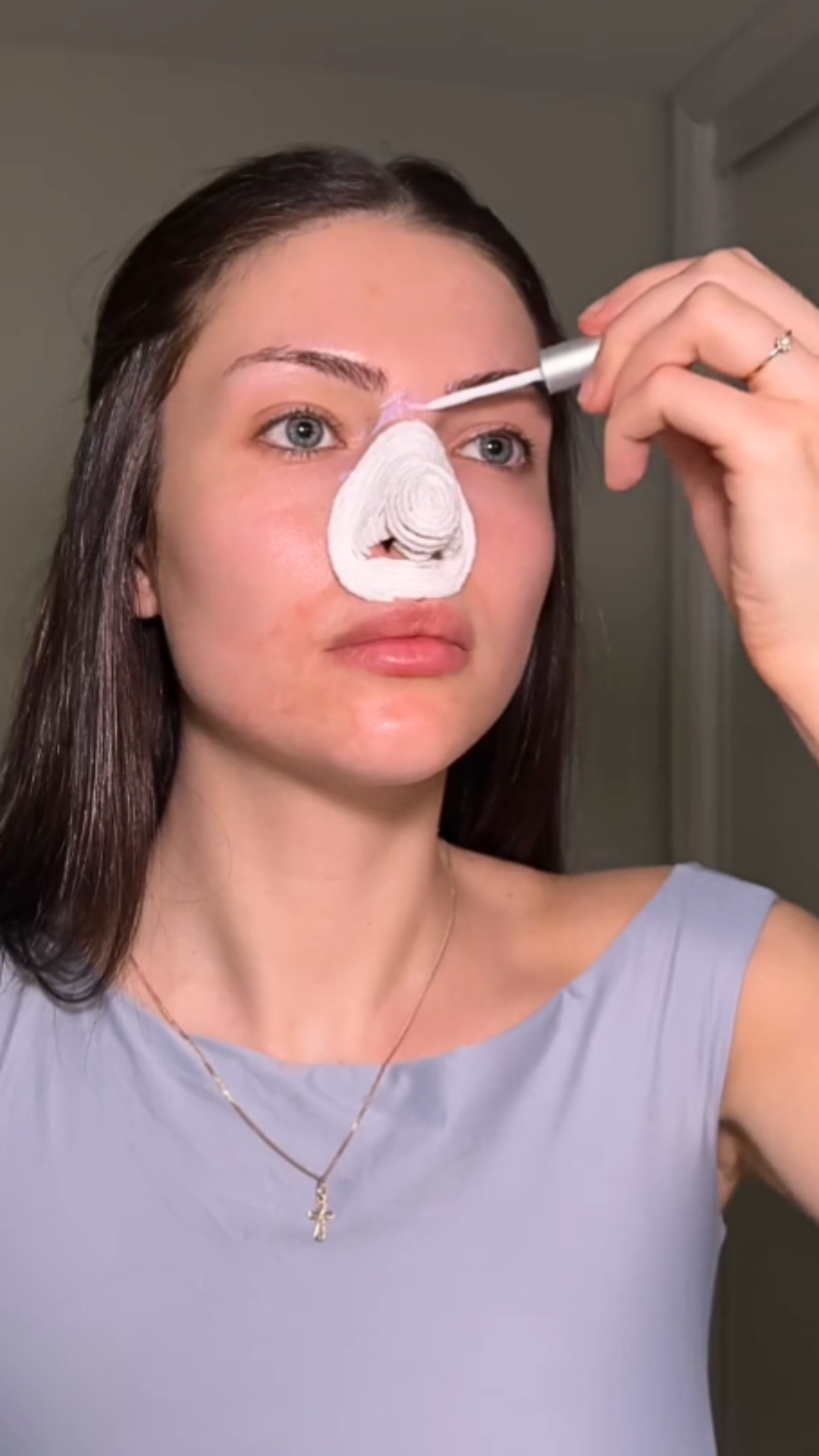 Trying the yarn makeup trend