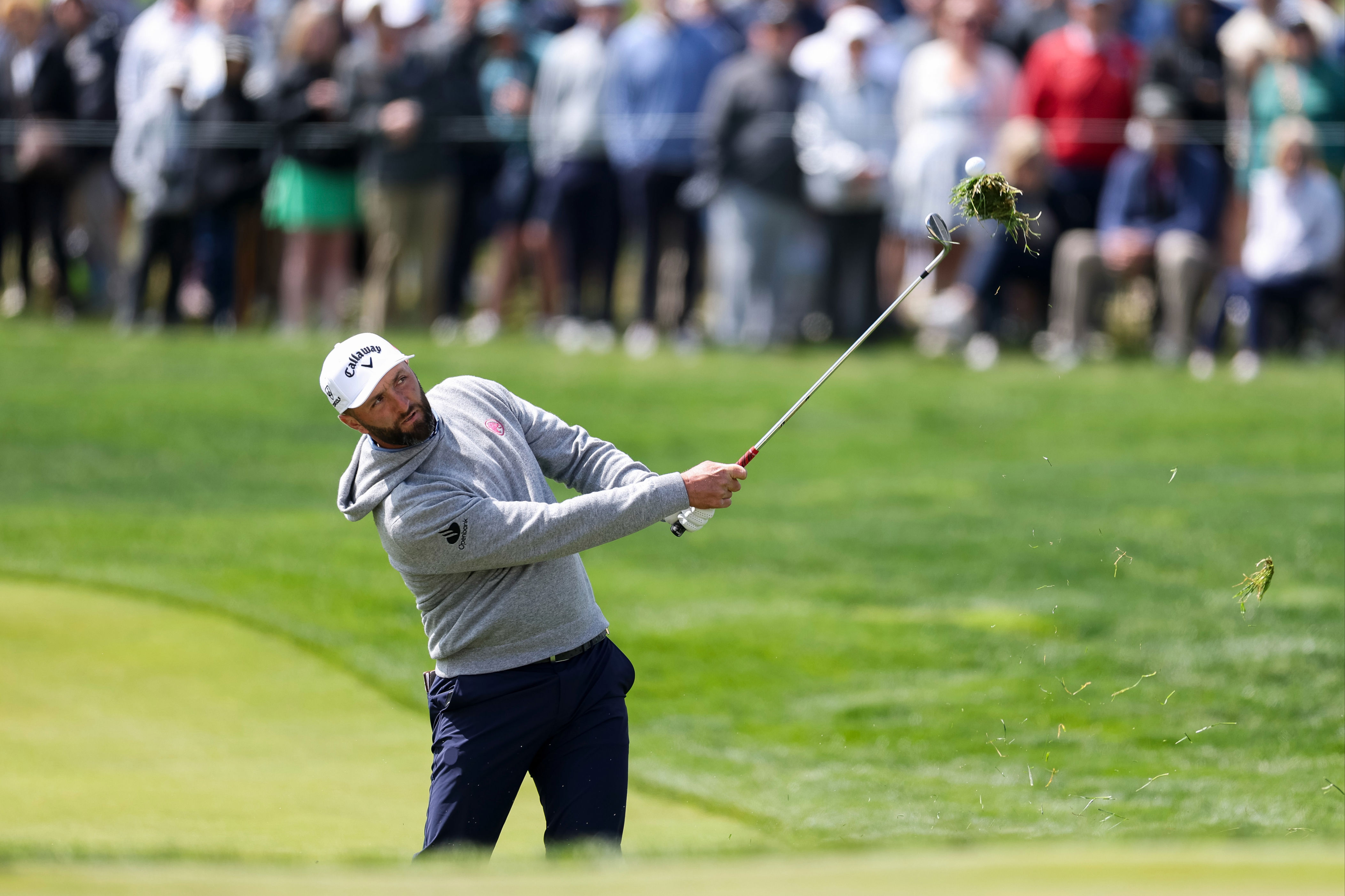 Jon Rahm hits PGA Championship volunteer with divot — and 'couldn't ...