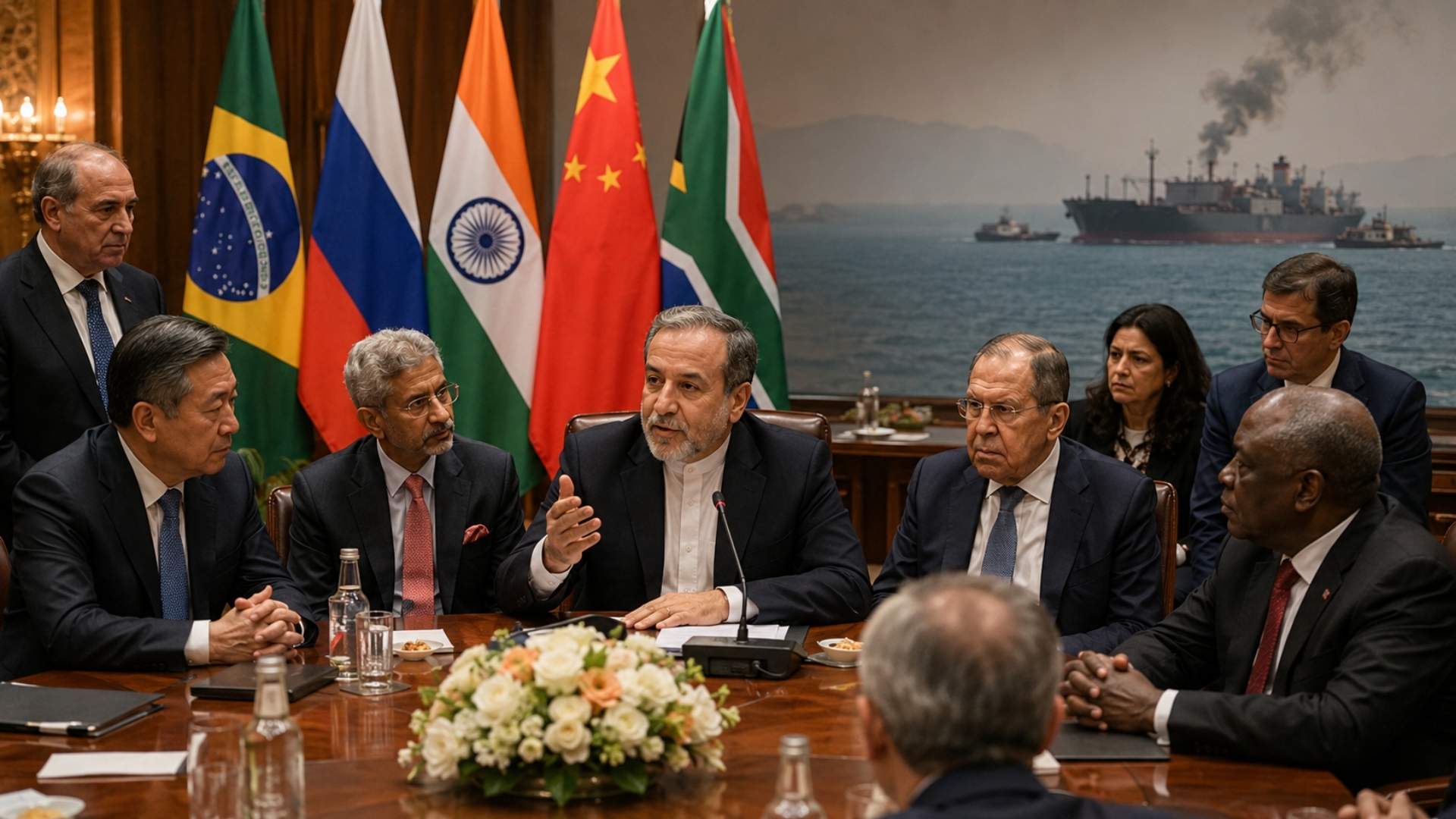 L’Iran chiede ai BRICS di condannare la guerra mentre affonda una nave ...
