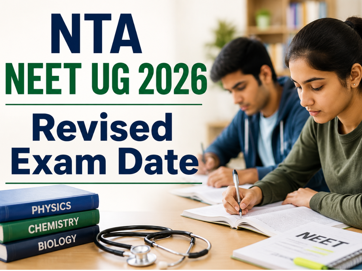 NTA NEET UG 2026 revised exam date: New schedule announced amid paper ...