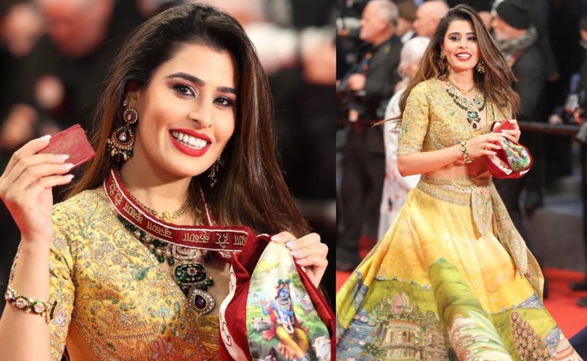 Influencer Aarti Khetarpal brings Vrindavan to Cannes with pocket ...