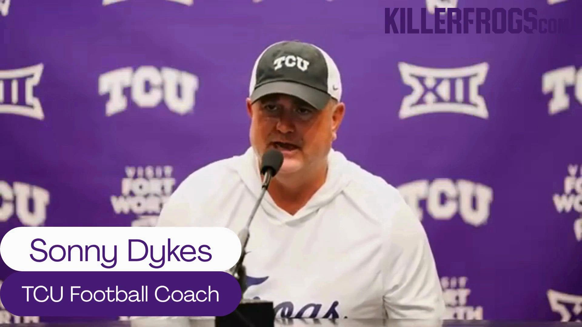TCU Horned Frogs discuss some of their wide receivers