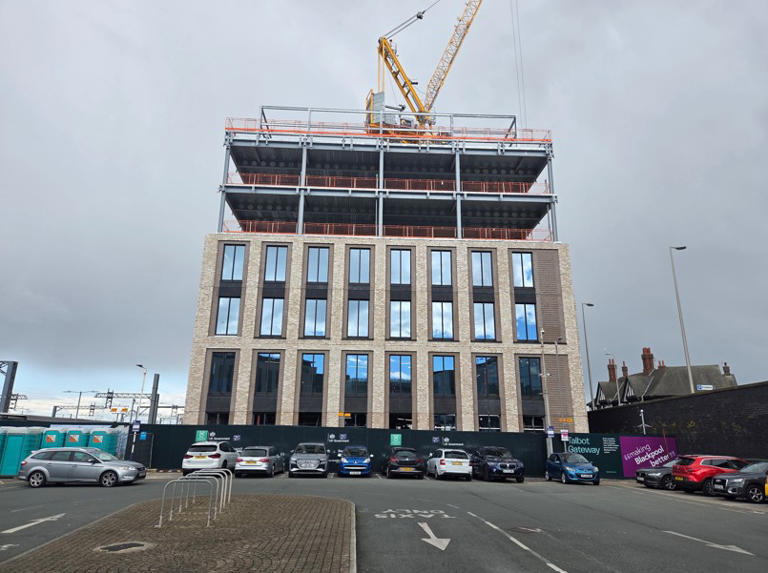 Further update as work on Blackpool's £45m MoD building progresses at pace