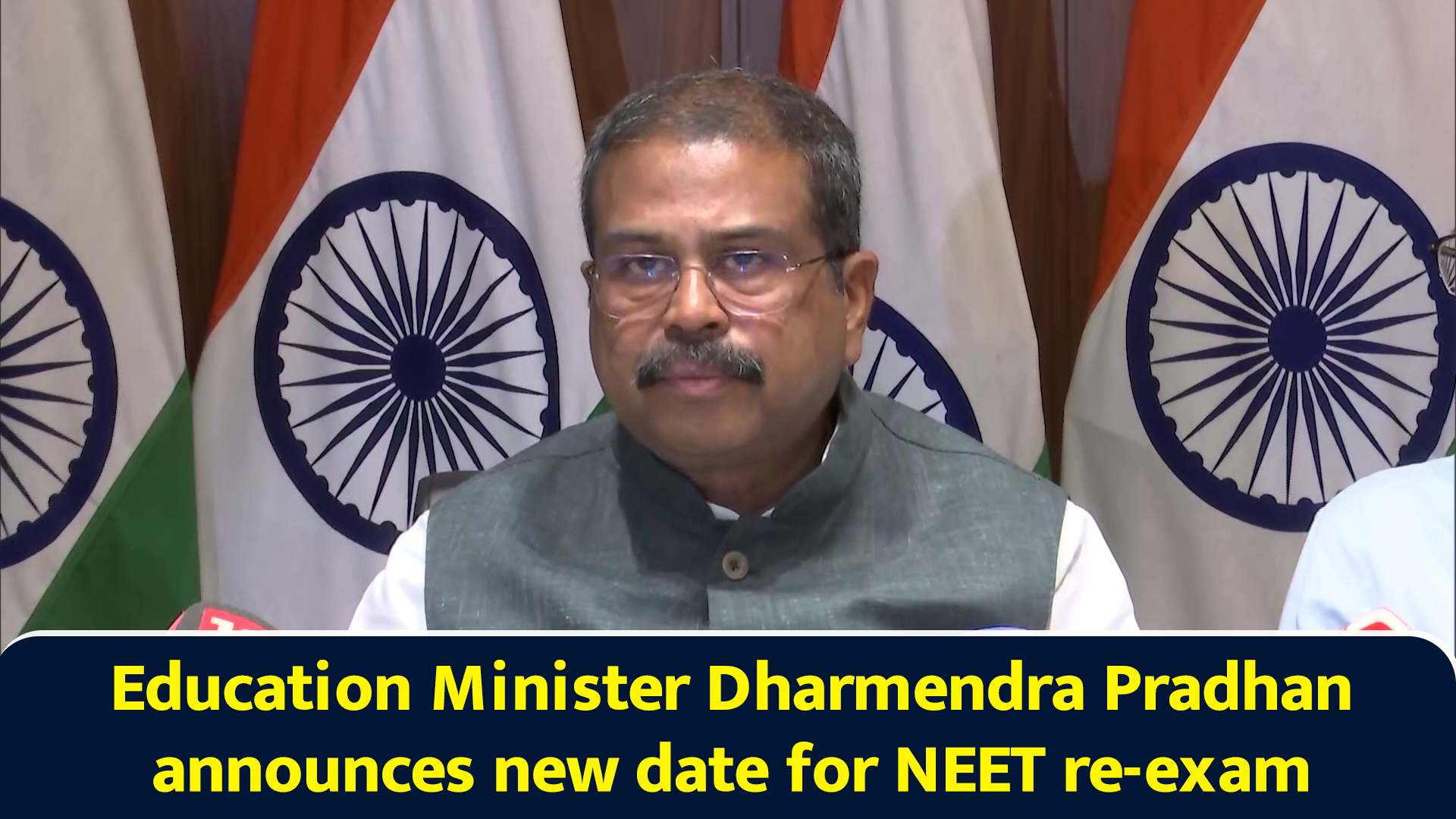 Education Minister Dharmendra Pradhan announces new date for NEET re-exam