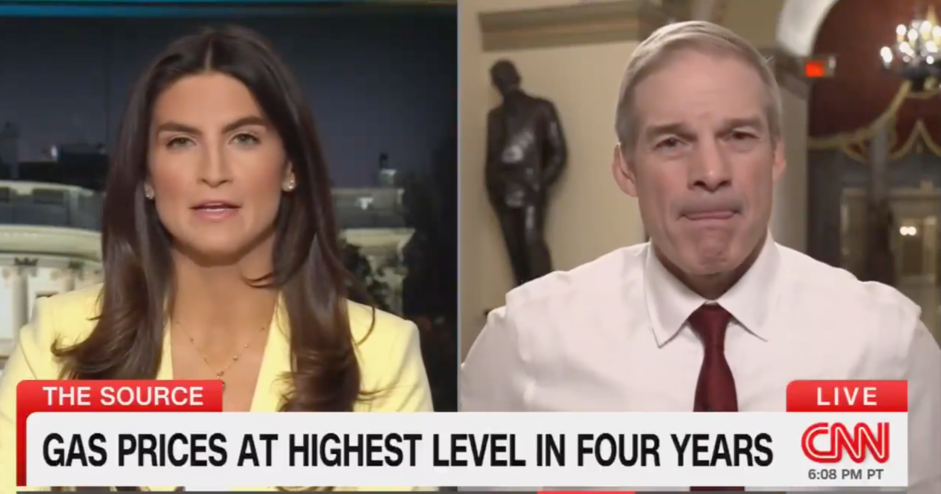 Jim Jordan gets called out by CNN's Kaitlan Collins for denying saying ...