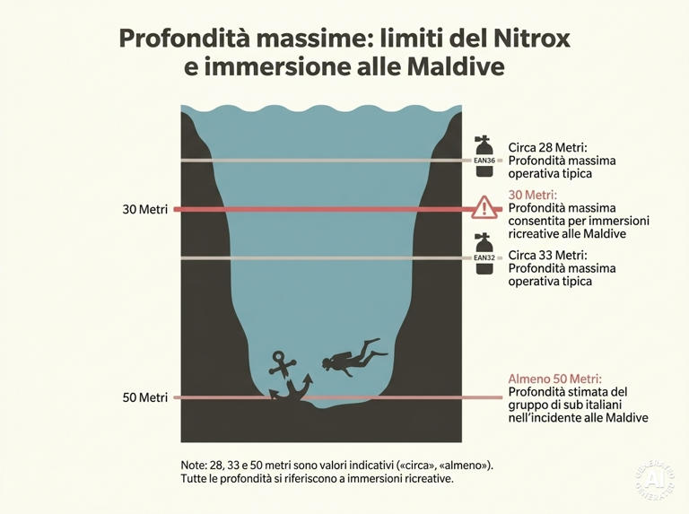 Italiani morti alle Maldive, il Nitrox nelle bombole d'ossigeno: a che ...