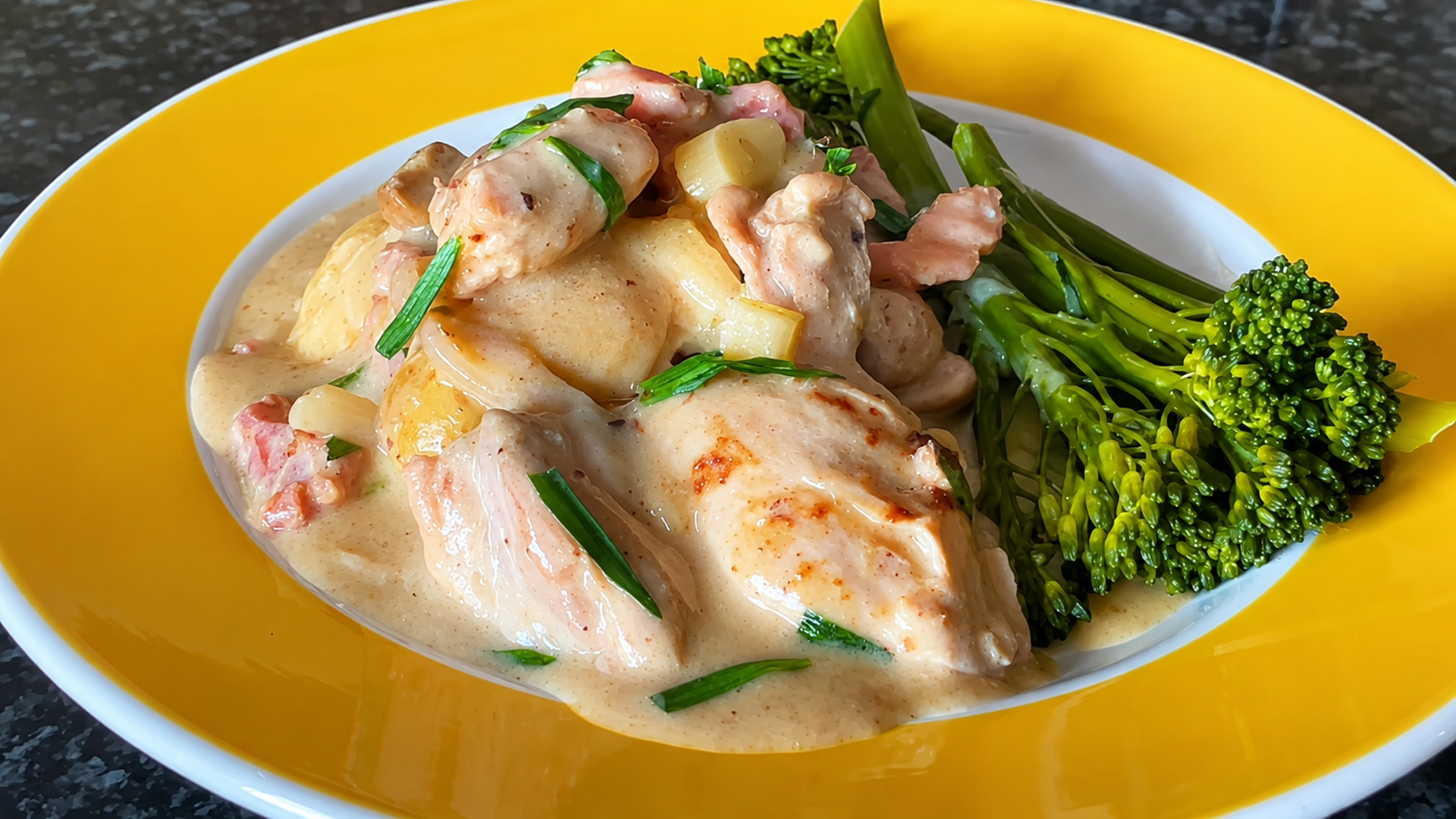 Flavorful creamy chicken stew