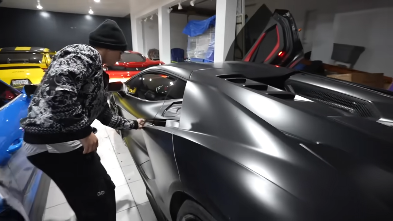 Stranger breaks in and starts my Lambo