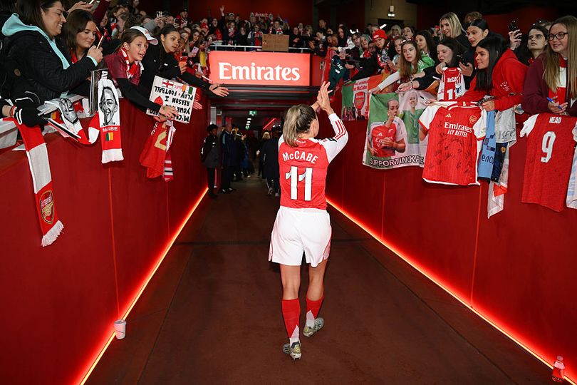 Major WSL honour for Ireland star Katie McCabe as Arsenal exit looms