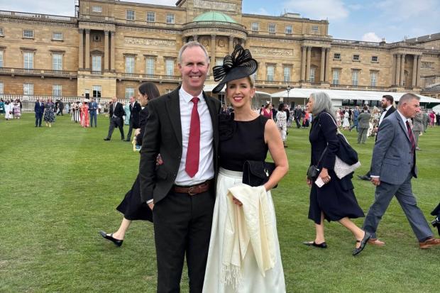 Somerset couple attend Royal Garden Party at Buckingham Palace