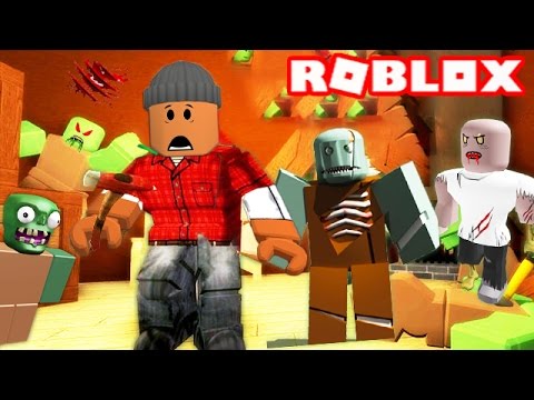 Humans vs zombies in Roblox