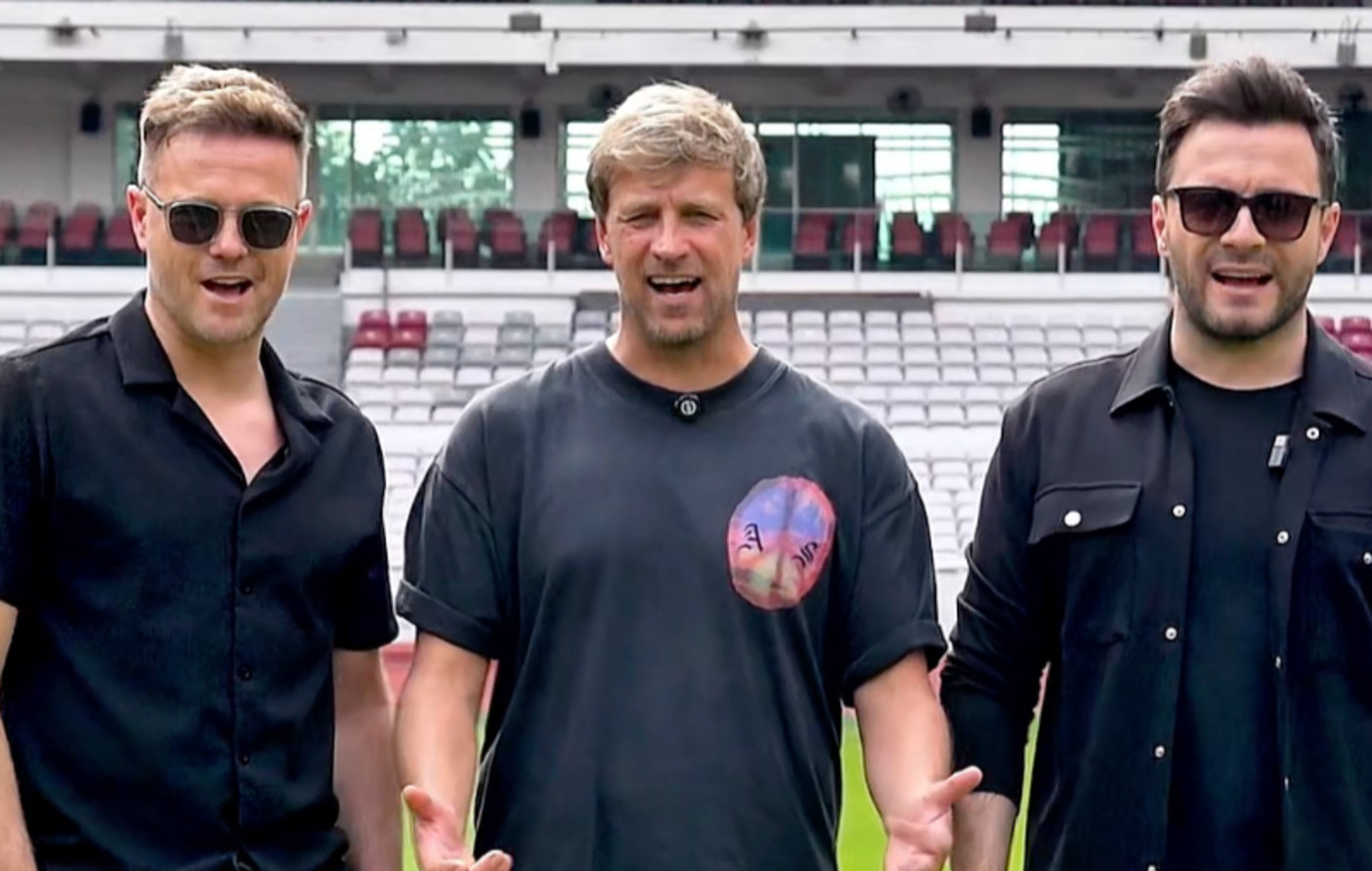 Menjelang konser, Westlife sapa penggemar dari GBK