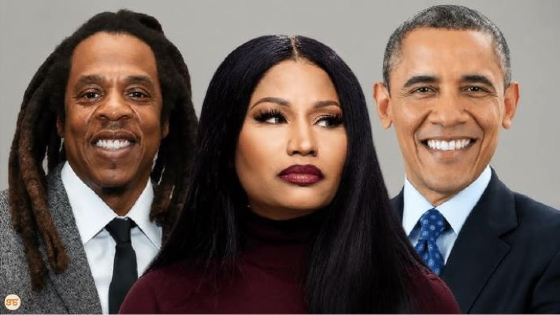 Nicki Minaj blames Obama and Jay-Z for turning MAGA