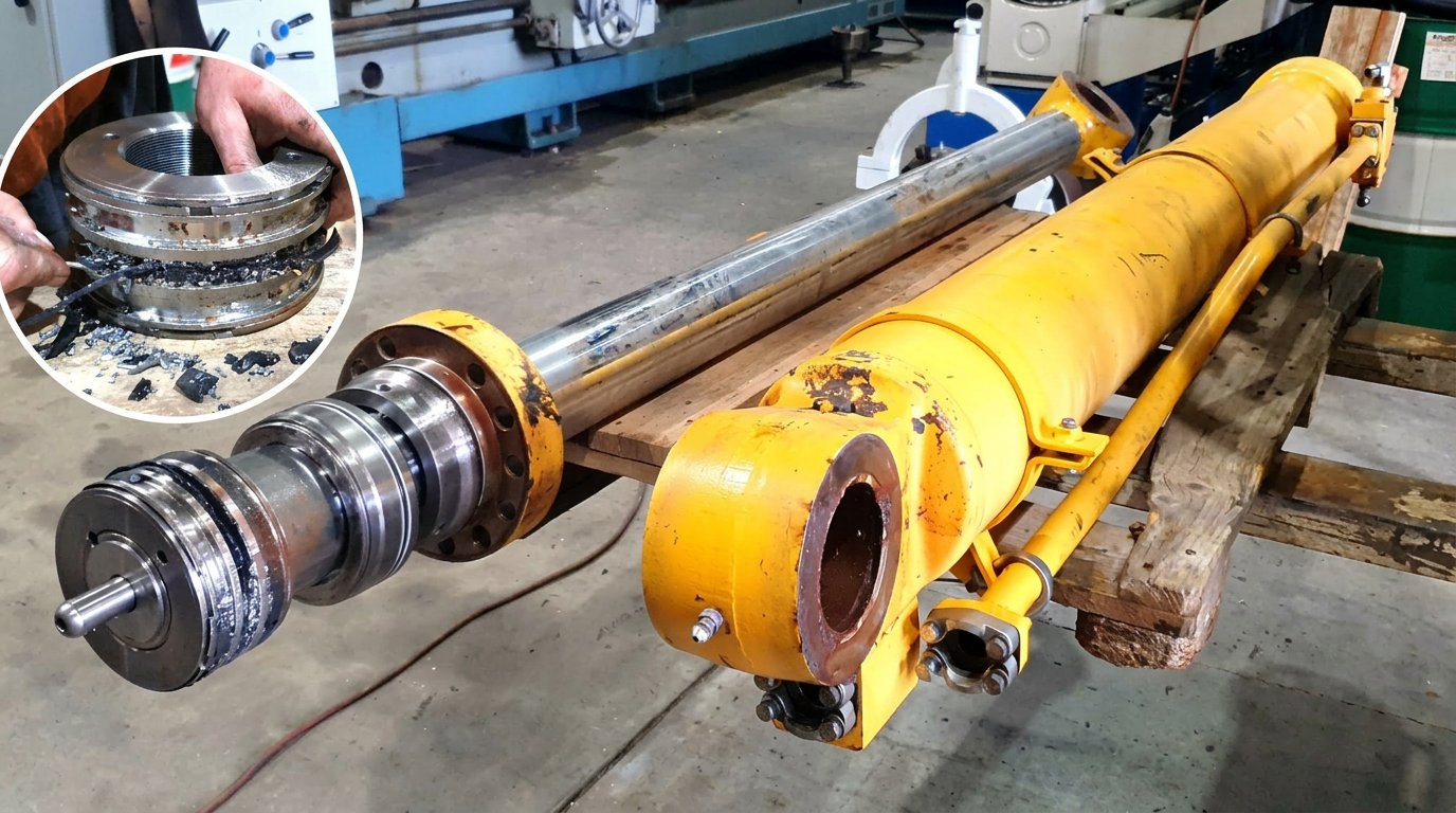 New barrel for a Komatsu PC300 cylinder