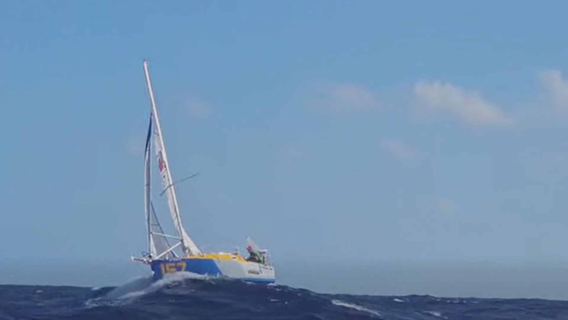 Sailor completes around-the-world journey in self-built 19-foot boat