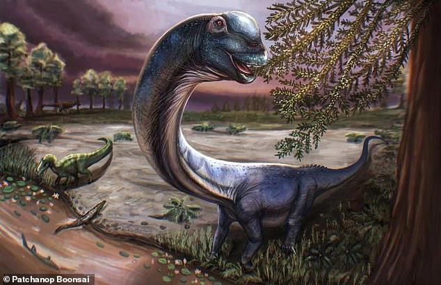 Meet the Nagatitan! Dinosaur 3x the size of a BUS roamed South-East ...