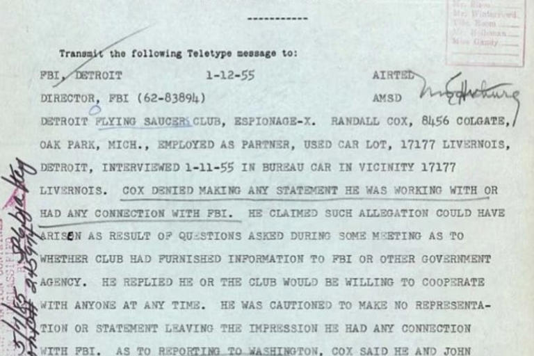 FBI's secret UFO files expose terrifying messages from outer space in ...