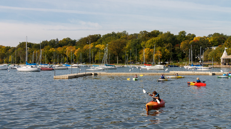 Minnesota's Lake Park minutes from downtown Minneapolis has sandy swim ...