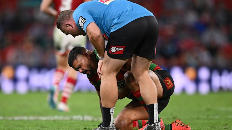 Latrell Mitchell sends injury scare through NSW Origin camp