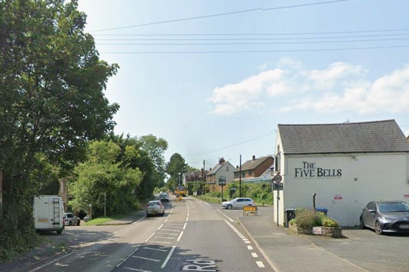 Two taken to hospital after crash involving car and motorbike in Deal