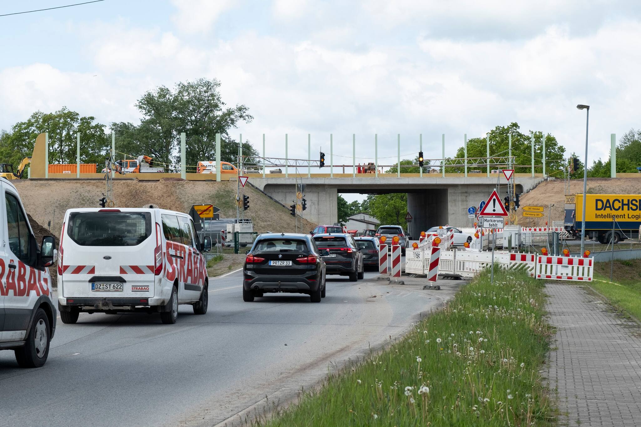 Wunderschone Baustellen Auf Der A14 Bilder