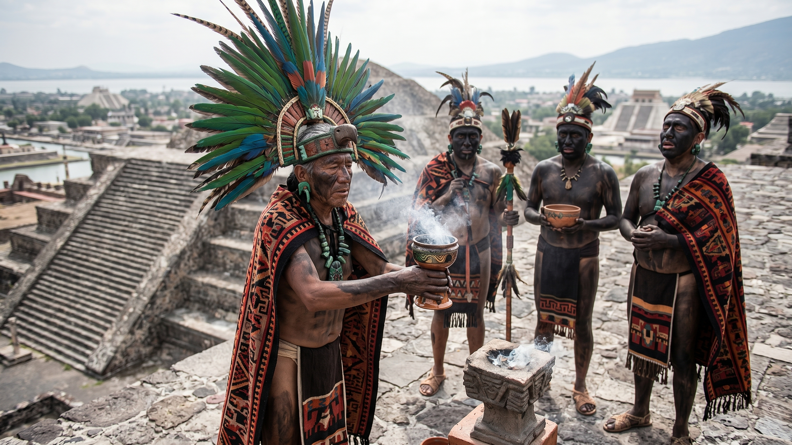 Aztec priests allegedly tore out human hearts during ritual sacrifices