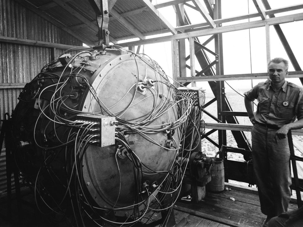 Striking new views of the first atomic bomb test