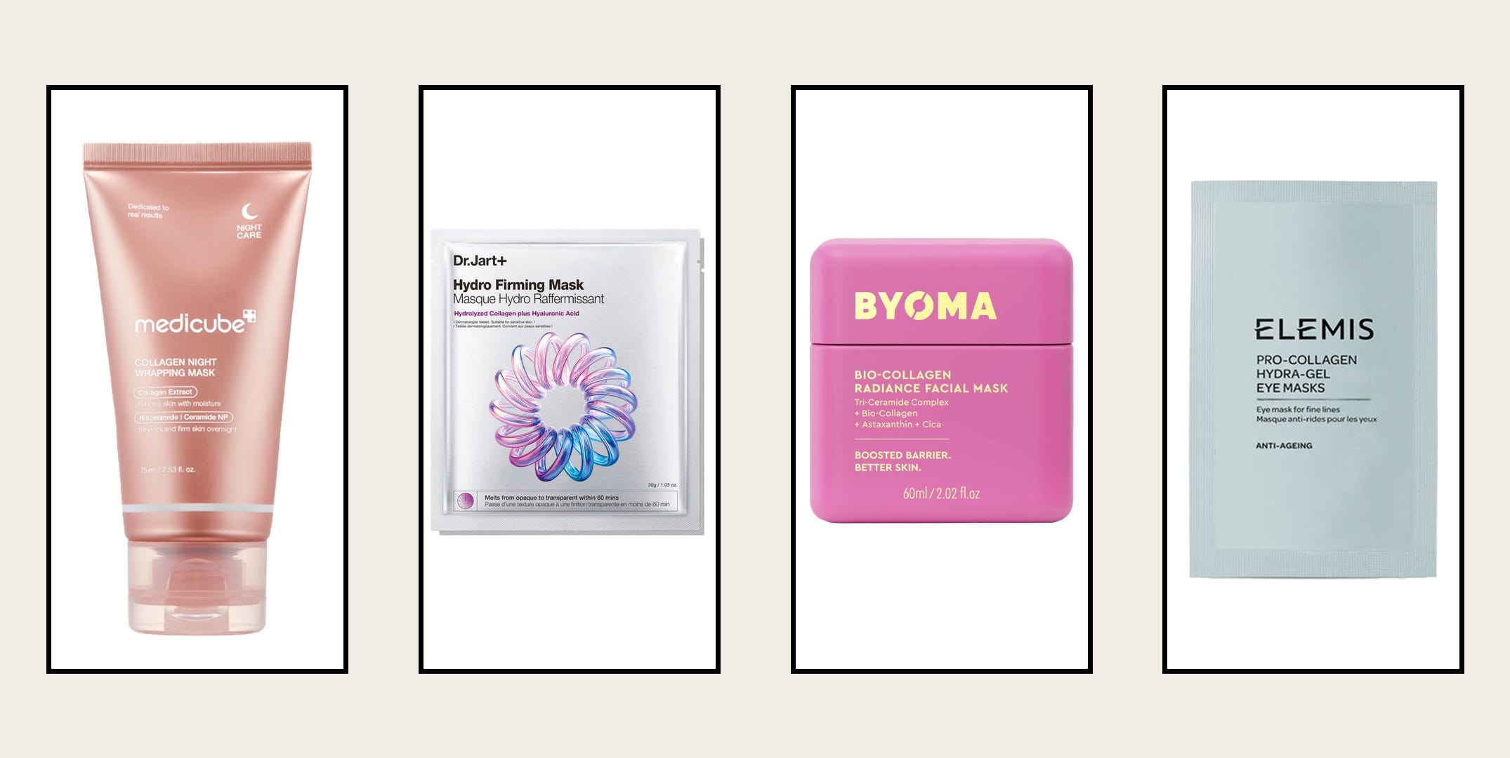 These collagen face masks fight fine lines and a lack of radiance