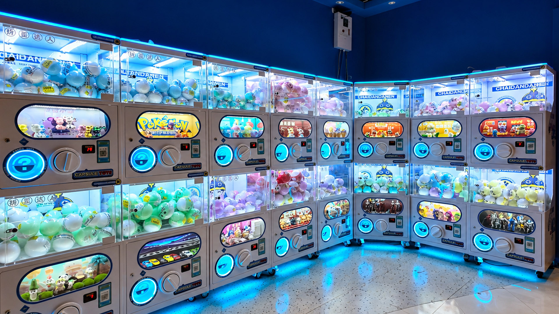 This underground shopping mall in China has hundreds of capsule toys