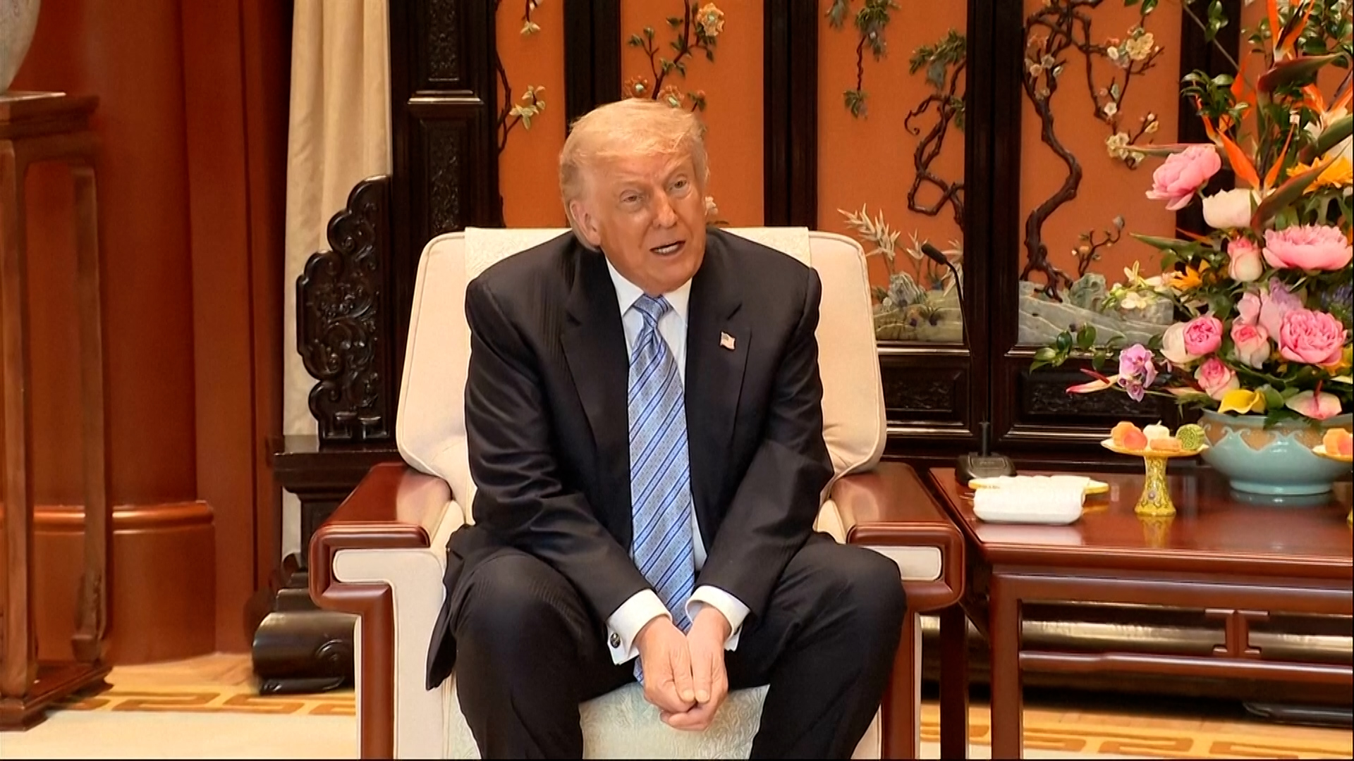 Trump says he has discussed Iran with Xi
