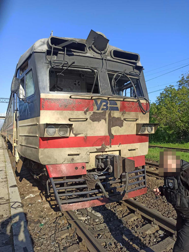 Russian drone strikes commuter train in Ukraine's Zaporizhzhia region ...