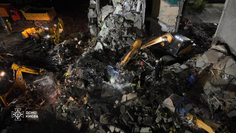 Russian strike on Kyiv kills 24, search operations ongoing
