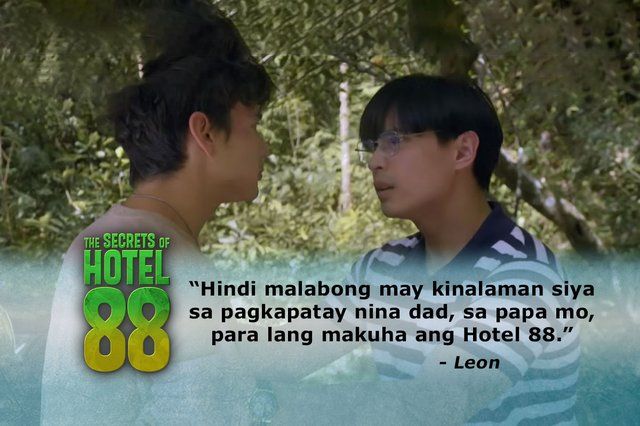 Leon, sinabi kay Martin ang kaniyang mga hinala | The secrets of Hotel 88